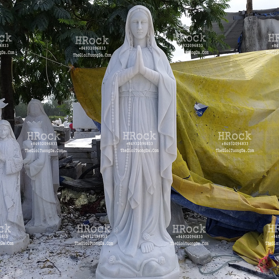 The Maria White Marble Statue